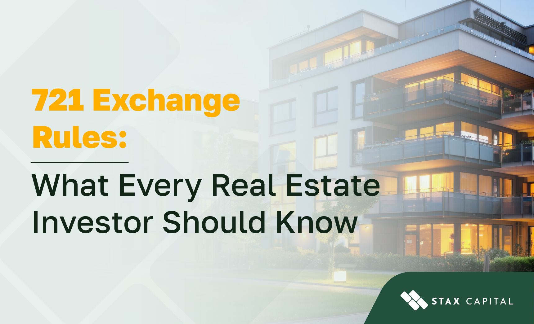 721 Exchange Rules: What Investors Must Know Before Swapping Real Estate